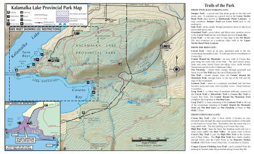 Kalamalka Lake Provincial Park Map