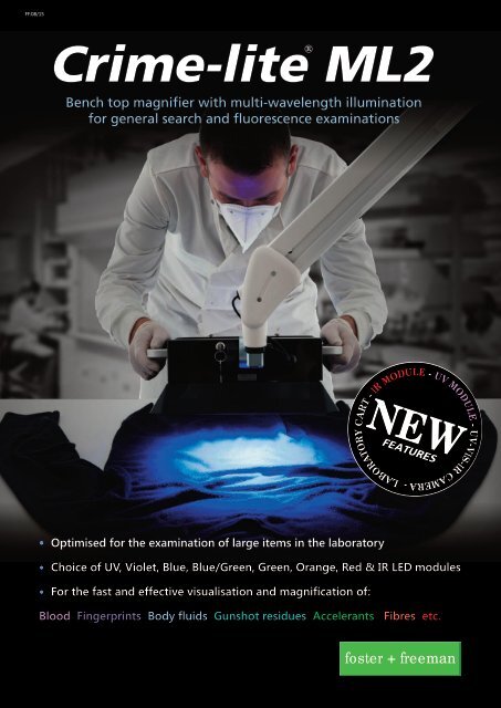 Crime-lite ML2 Multi-Wavelength Forensic Laboratory Light Source