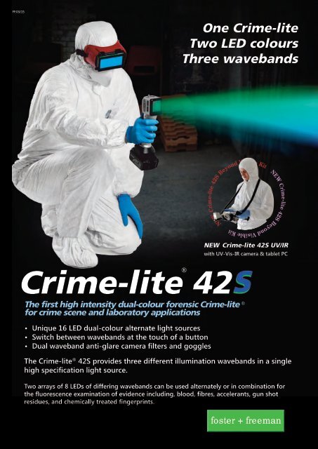 Crime-lite 42S Dual Wavelength LED Forensic Light Source