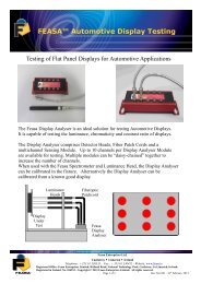 FEASA Low Light LED Analyser