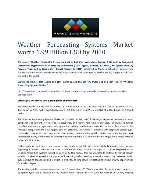 Weatherforecastingsystemsmarket 4745