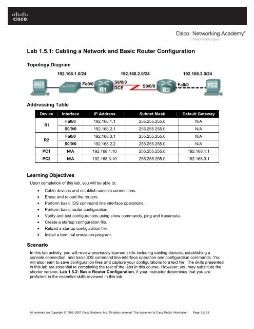Lab_1.5.1_Cabling_a_Network_and_Basic_Router_Configuration