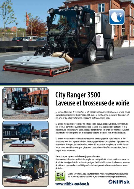 City Ranger 3500 Laveuse et brosseuse de voirie