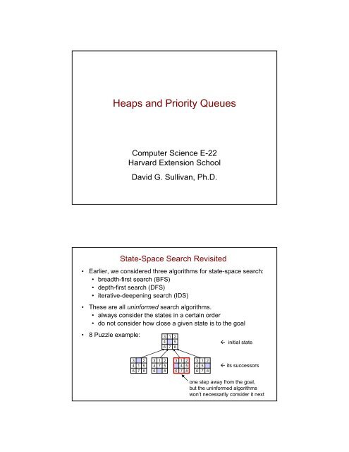 Heaps and Priority Queues