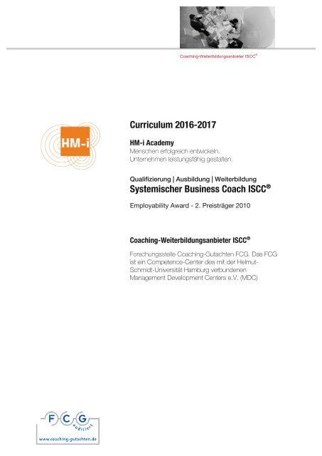 Curriculum Businesscoach_2016-2017