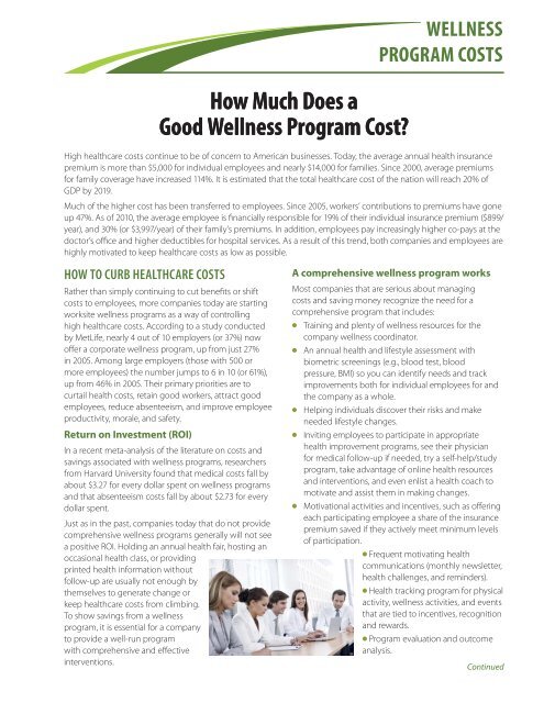 How_Much_Should_a_Wellness_Program_Cost