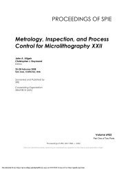 Download pdf - Proceedings - SPIE Digital Library