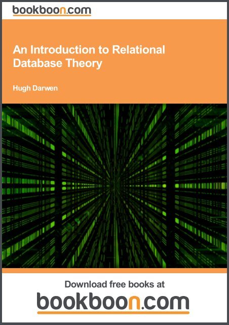 An Introduction to Relational Database Theory