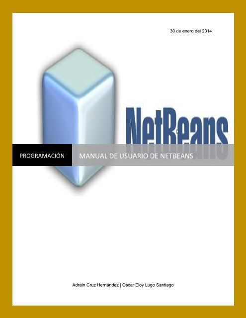 manual netbeans oscar eloy lugo santiago
