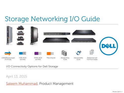Storage Networking I/O Guide