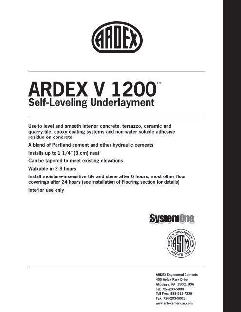 ARDEX V 1200