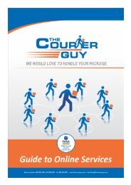 The Courier Guy Route Guide Feb 2013