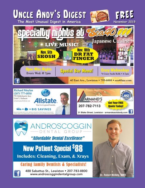 Uncle Andy's Digest - November 2015