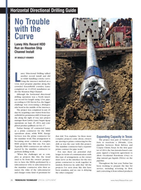 Horizontal Directional Dr