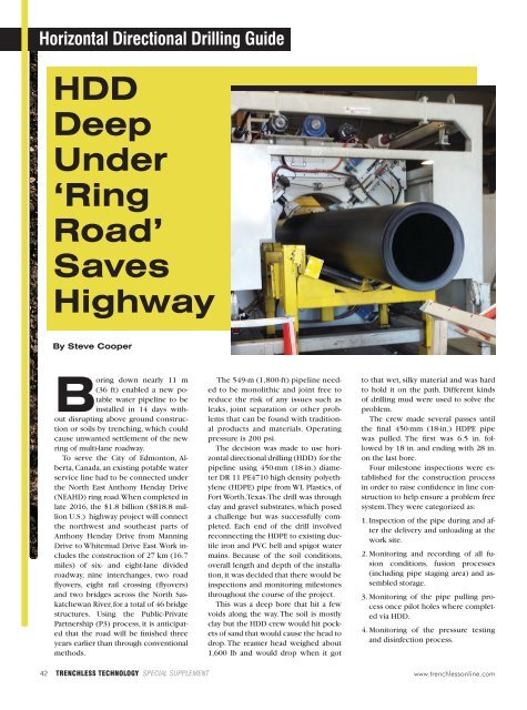 Horizontal Directional Dr