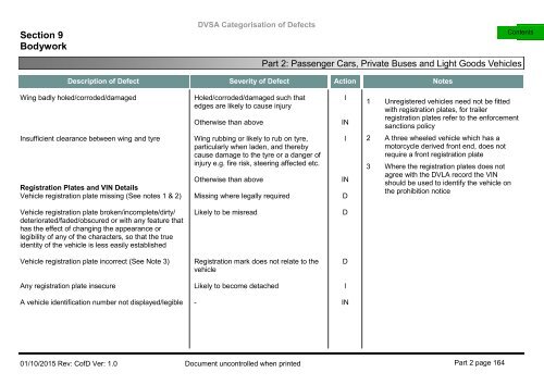 Section 9 Bodywork DVSA