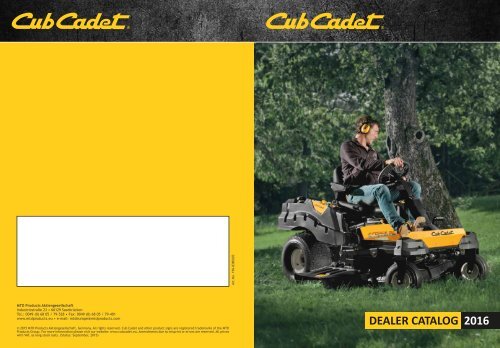 Cub Cadet katalog 2016 EN