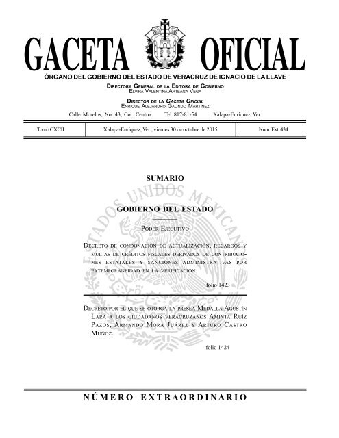 GACETA OFICIAL