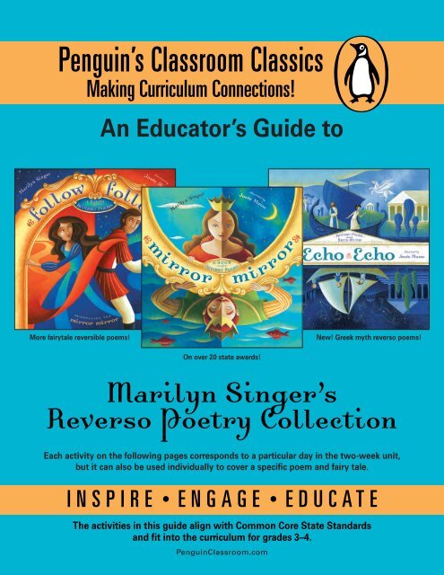 Marilyn Singer’s Reverso Poetry Collection