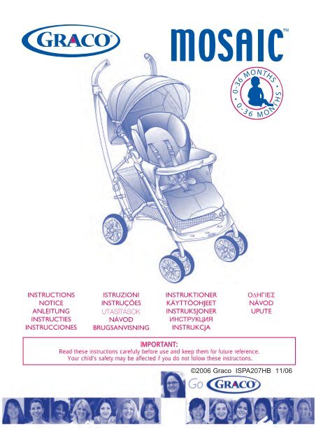 Graco Mosaic Completo - Mosaic Completo manuale