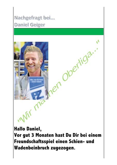 Interview daniel geiger