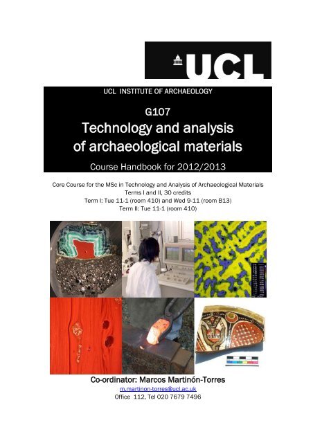 Guidelines for Handouts JM - University College London