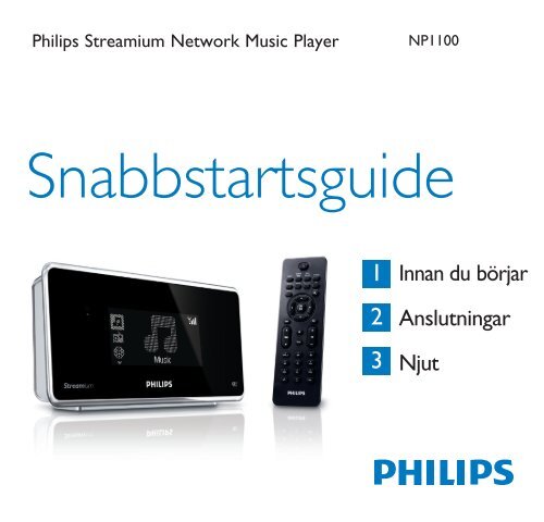 Philips Streamium Network Music Player - Guida rapida - SWE