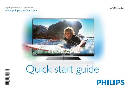 Philips 6000 series Smart TV LED - Guida rapida - ESP