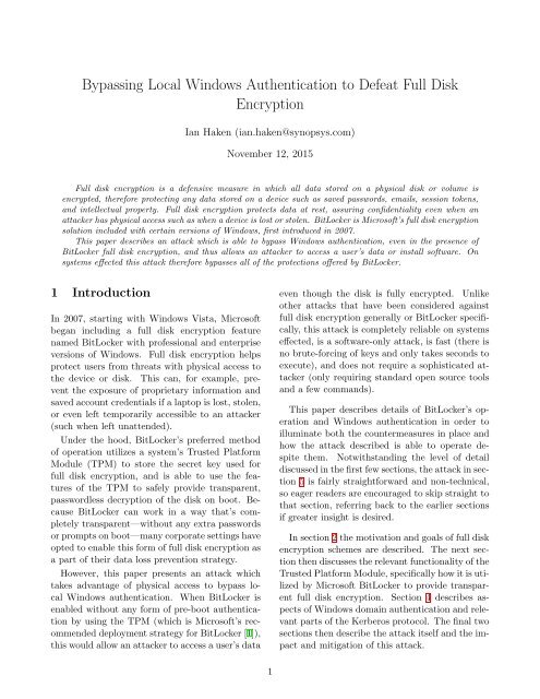 eu-15-Haken-Bypassing-Local-Windows-Authentication-To-Defeat-Full-Disk ...