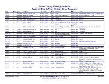 Section 8 Landlord Apartment List (pdf) - Norwalk Housing Authority