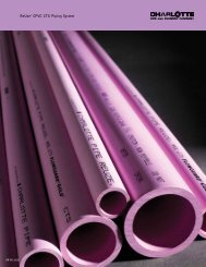 ChemDrain CPVC Chemical Waste Drain System