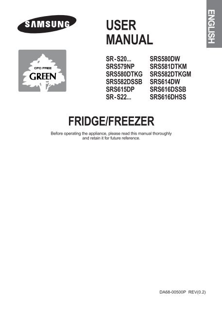 Samsung SR-S2029FSS - User Manual_1.36 MB, pdf, ENGLISH