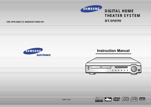 Samsung HT-DM550 - User Manual_4.21 MB, pdf, ENGLISH