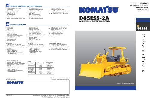 KOMATSU-D85ESS-2A