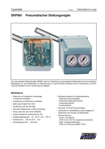 PC451 Pneumatischer Regler Compact P PM451 Pneumatisches