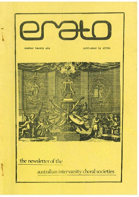 Erato Issue 26 - October 1977