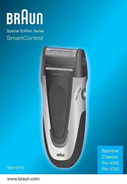 Braun Series 1, Series 3, SmartControl3, SmartControl Sportive ...