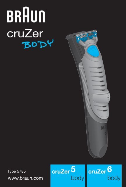 Braun BodyCruZer, CruZer5 Body, CruZer6 Body-B30, B35, B50, B55 ...