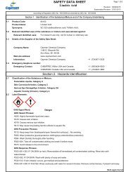 SAFETY DATA SHEET Crystal Dissolving SDS Section 2 Hazards Identification
