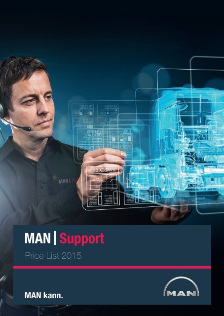 MAN support price list 2015