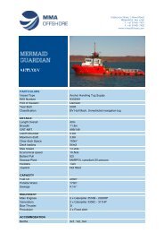 Download full vessel specification sheet