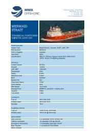 Download full vessel specification sheet