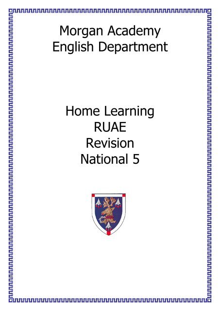 RUAE Revision National 5