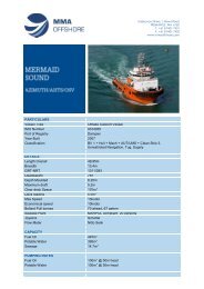 Download full vessel specification sheet