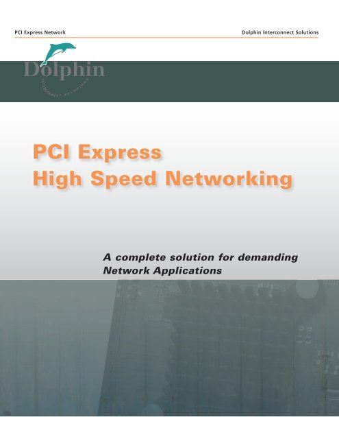 PCI Express High Speed Networking