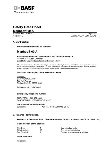 Safety Data Sheet