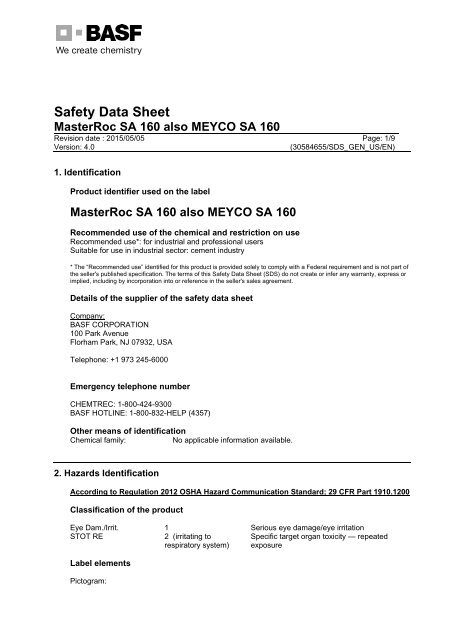 Safety Data Sheet