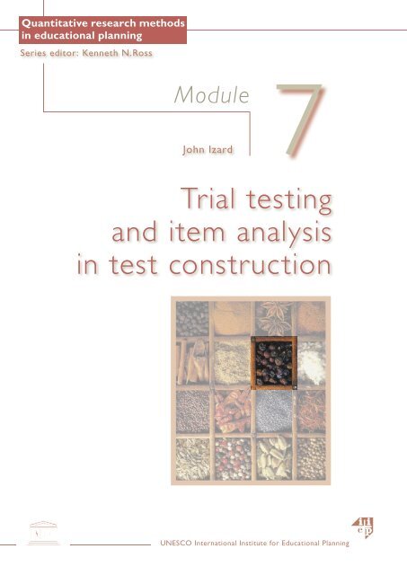 trial-testing-and-item-analysis-in-test-construction-iiep-unesco