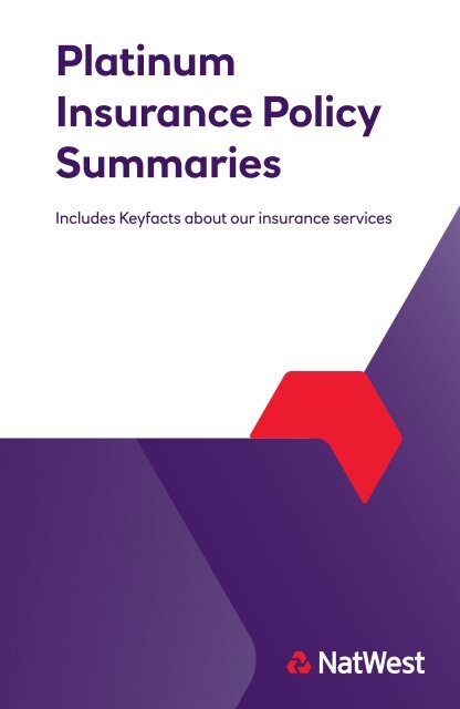 Platinum Insurance Policy Summaries