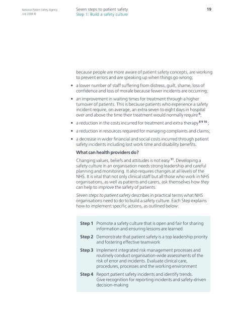 18 Seven steps to patient